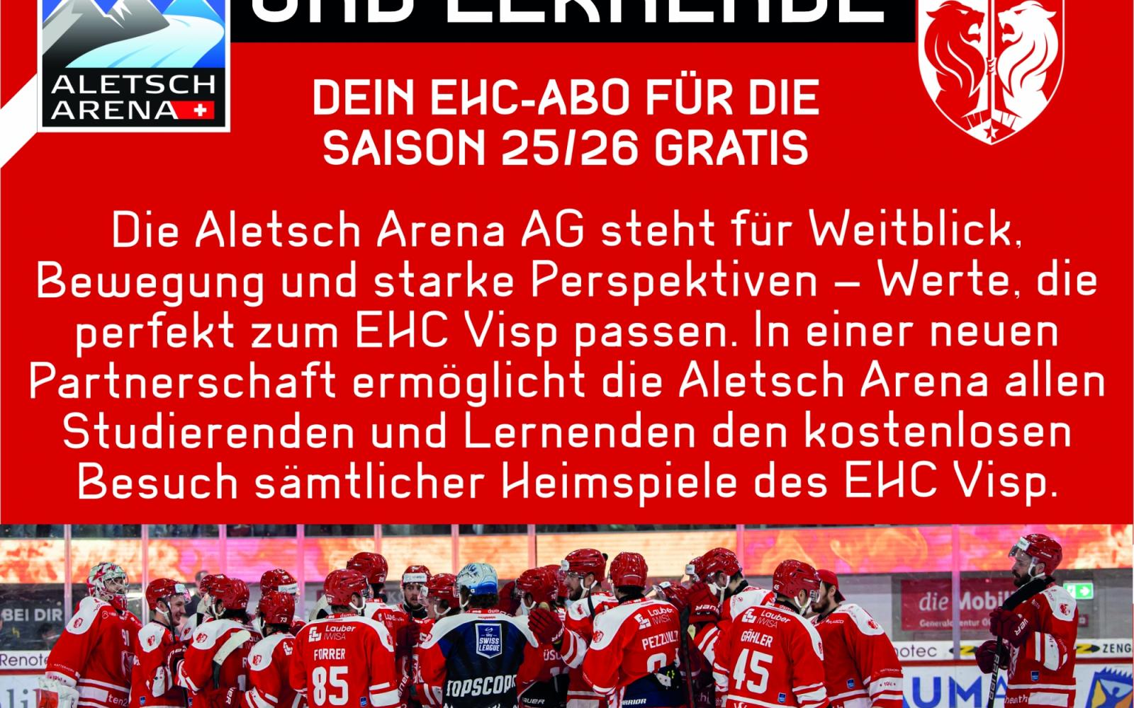 Für Studierende und Lernende | EHC Visp